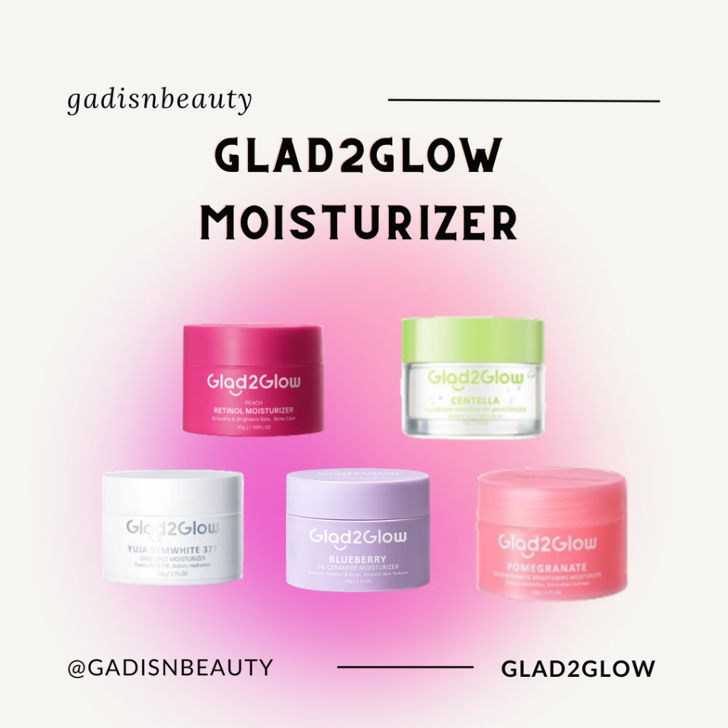 Jual GLAD2GLOW G2G Moisturizer Centella Moist - G2G Pomegranate Moist ...