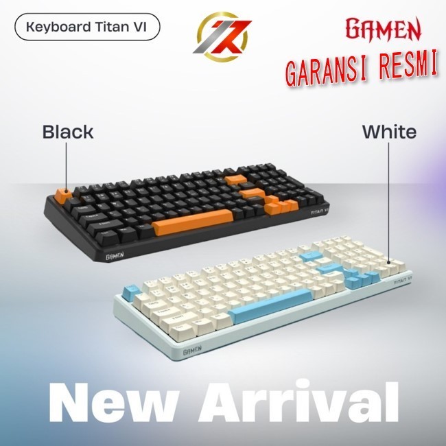 Jual GAMEN TITAN VI 98% Layout Fullsize RGB Mechanical Gaming Keyboard ...