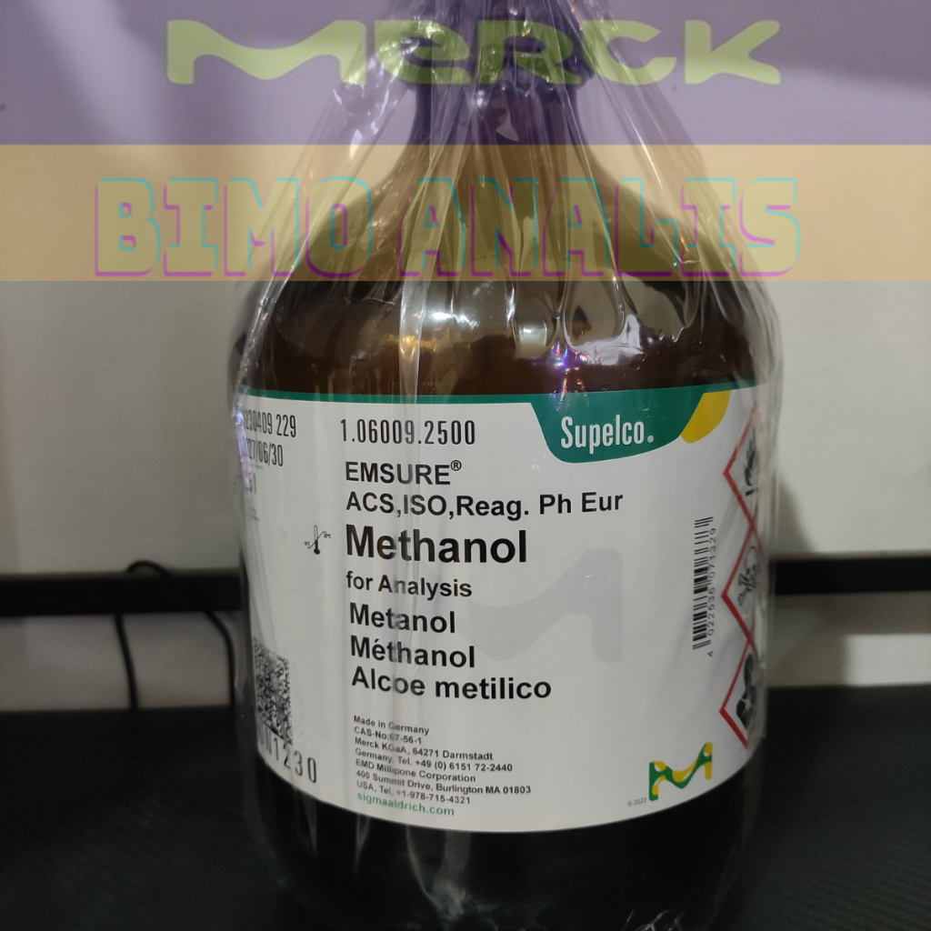 Jual Methanol 500mL | metanol Pro Analis Merck 106009 | metil alkohol ...