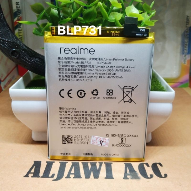 Jual Baterai Batre Battery Realme 5 Pro BLP731 BLP-731 Original Battery ...