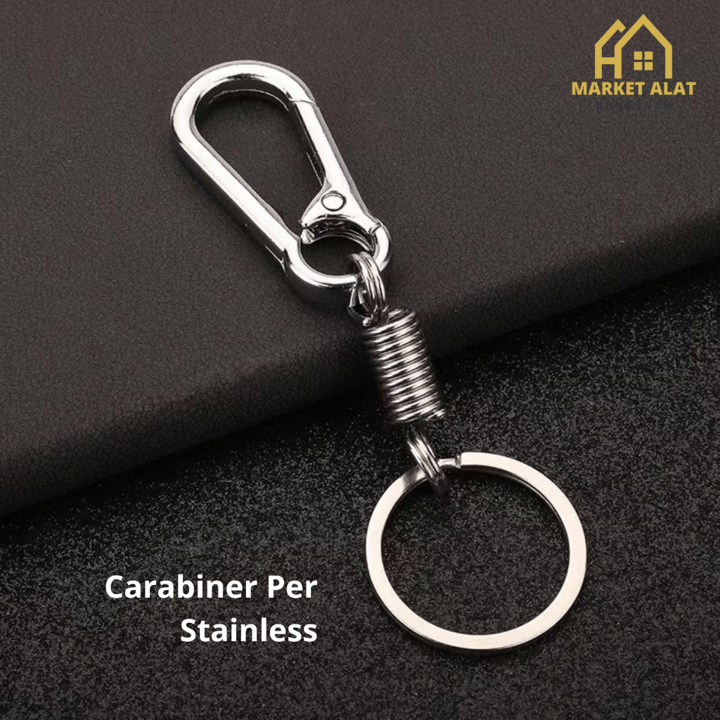 Jual Carabiner Stainless Steel PER / Gantungan Kunci Kait PER / Key ...