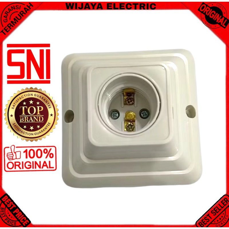 Jual Panasonic fitting lampu NLP52202 031 e27 Fitting plafon kotak ...