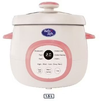 Jual ORIGINAL Baby Safe Slow Cooker lb017 1,5 Liter ( TUTUP SAJA ...