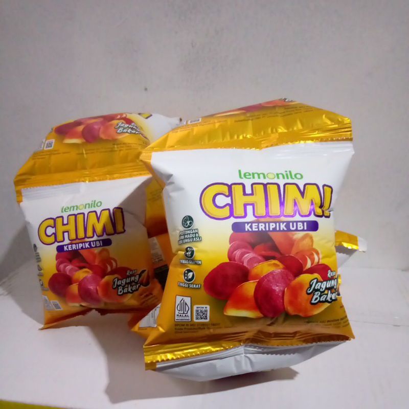 Jual LEMONILO CHIMI Snack Viral Keripik Ubi Rasa Jagung Bakar 1 Pak Isi 10 Pcs 10gram Chiki ...