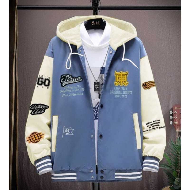 Jual Jaket Baseball Varsity Pria / Jaket Varsity Pria Wanita Vintage ...