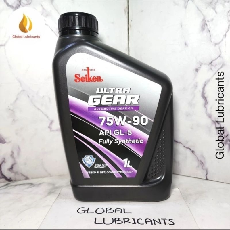 Jual IMPROVED! Fully Synthetic Seiken Ultra Gear 75W-90 GL-5 1 Liter Japan Licensed (Oli ...