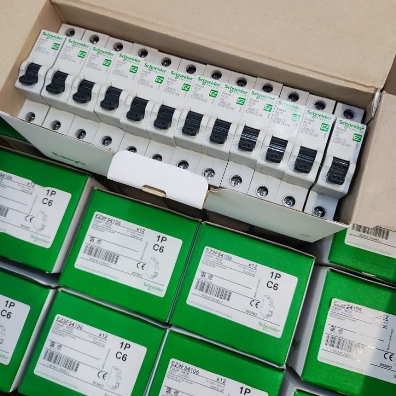 Jual MCB EZ 1P 6A 10A 16A 20A 25A 32A 40A 4,5KA SCHNEIDER MURAH | Shopee Indonesia