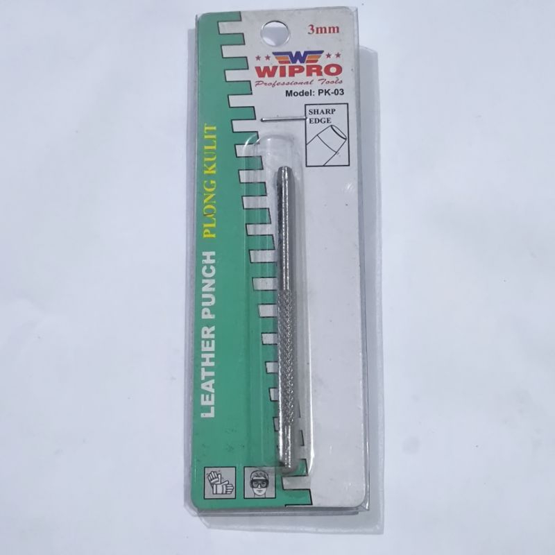 Jual WIPRO Plong Alat Pembolong Gasket Kulit | Punch Leather | 3 mm 3m ...