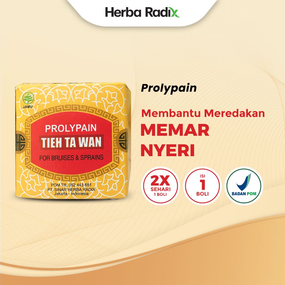 Jual Prolypain (Tieh Ta Wan) - Obat tradisional untuk membantu meredakan nyeri dan memar ...