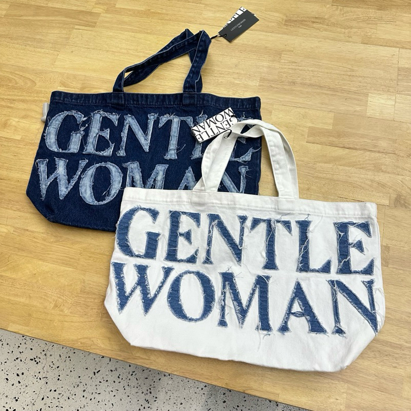 Jual po bangkok gentle woman totebag denim original | Shopee Indonesia