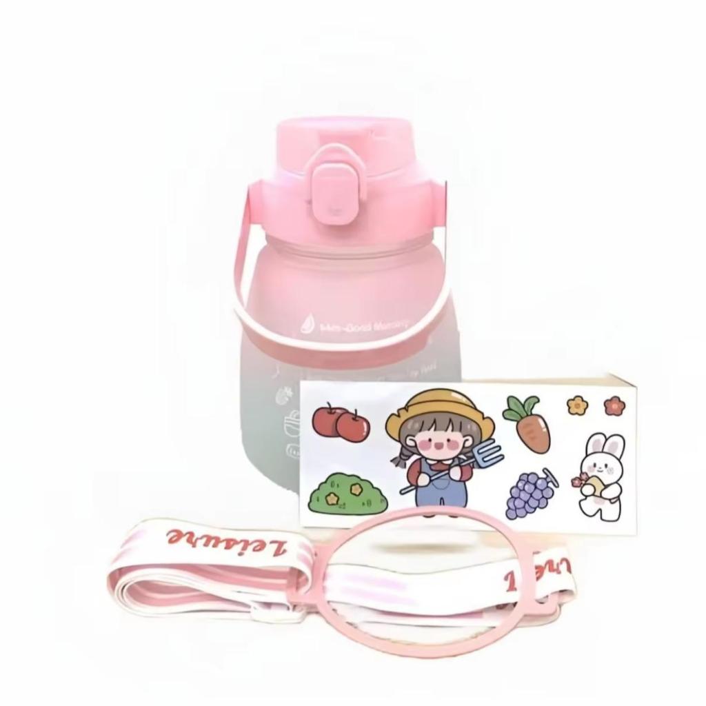 Jual Botol Minum Viral 1 liter botol sultan Botol kekinian real pict ...