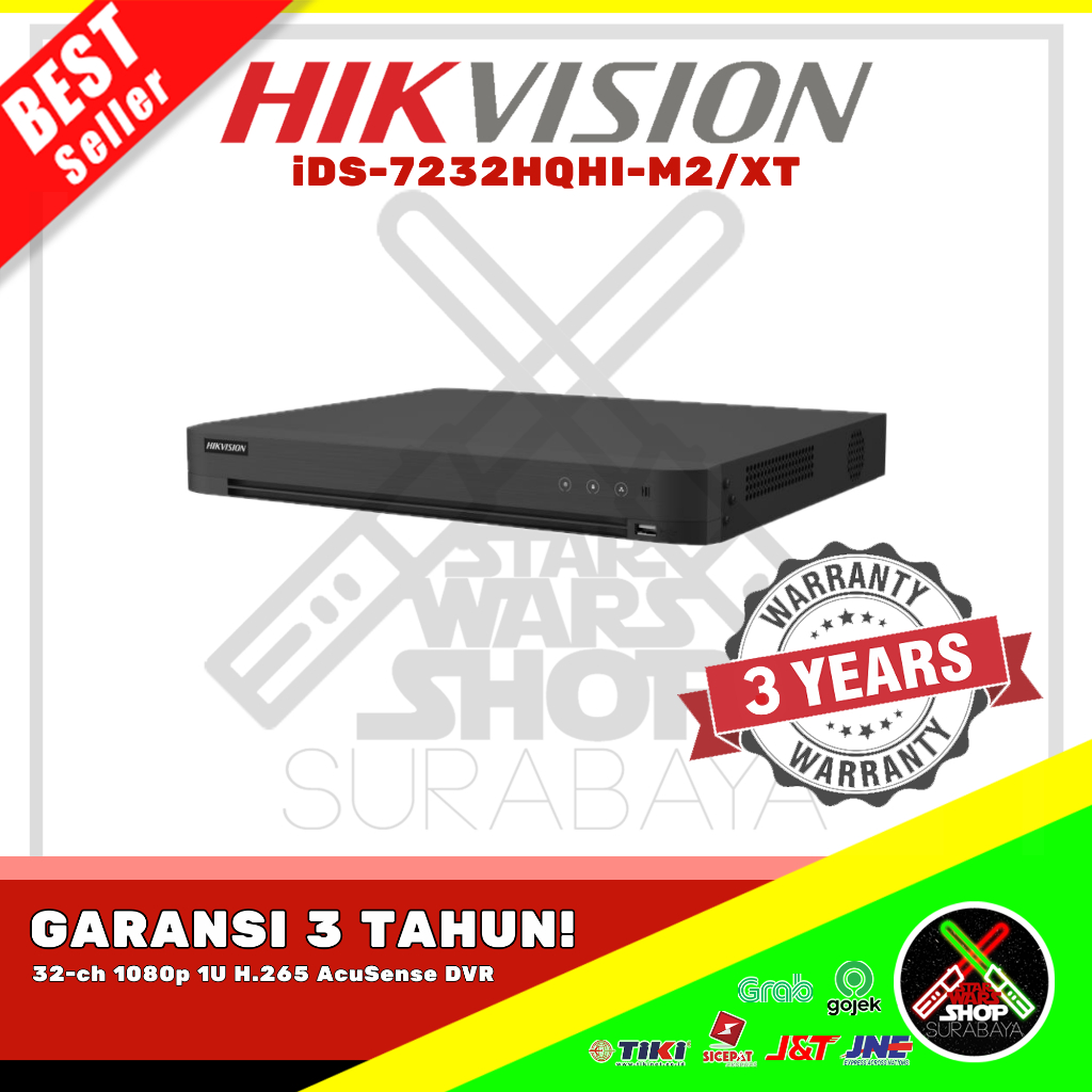 Jual iDS-7232HQHI-M2/XT - HIKVISION DVR 32CH ACUSENSE SUPPORT TWO WAY ...