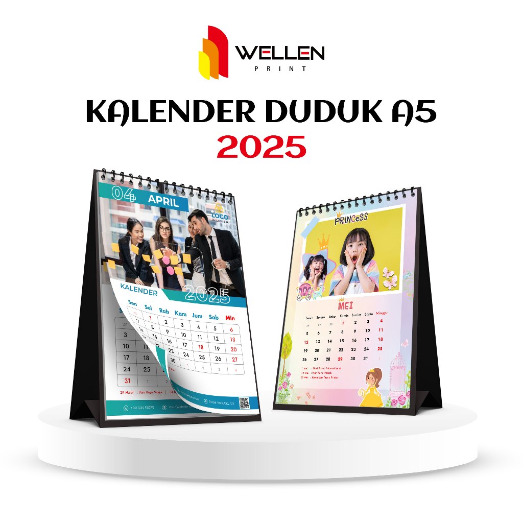 Jual WELLEN PRINT - Cetak Kalender Duduk Custom Kalender Meja Custom ...