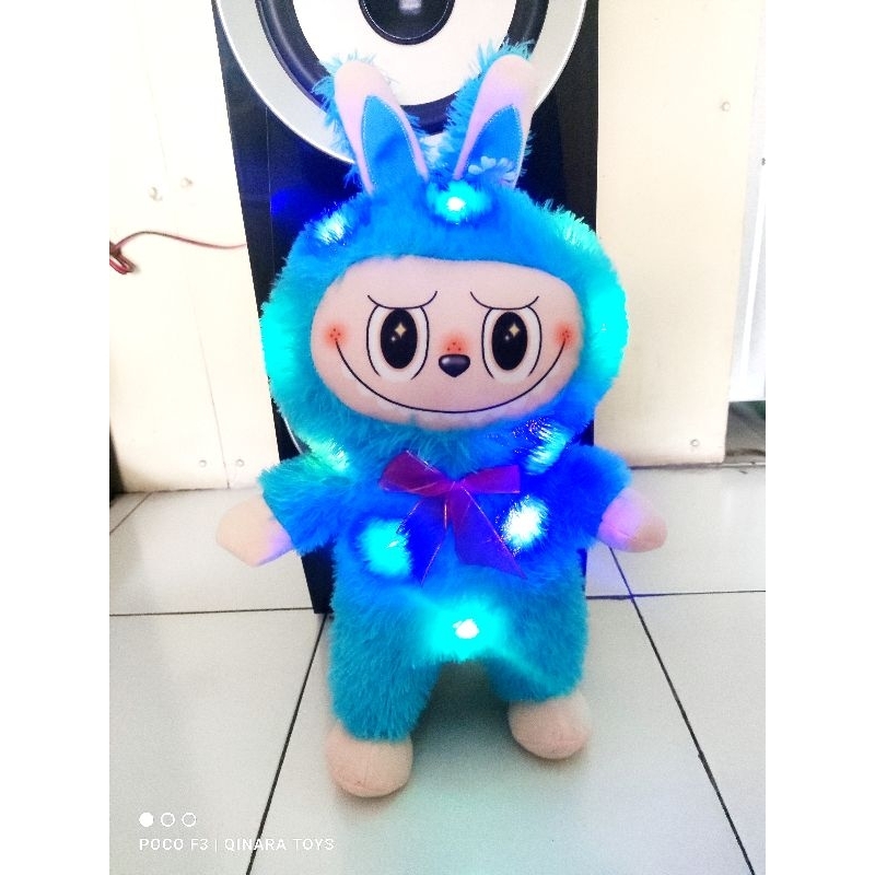 Jual TERBARU Boneka labubu LED Viral lucu imut ukuran 40cm | Shopee ...