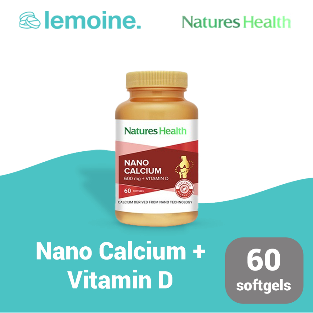 Jual Natures Nature's Health Nano Calcium 600mg Vitamin Kalsium Tulang ...
