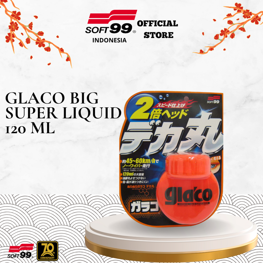 Jual SOFT 99 Glaco Roll On Large 120ML Coating Kaca | Shopee Indonesia