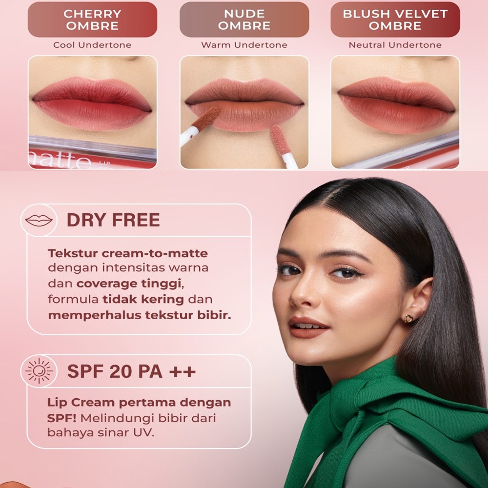 Jual WARDAH NEW SHADES Matte Lip Cream 4gr All Variant Warna Tahan Lama ...