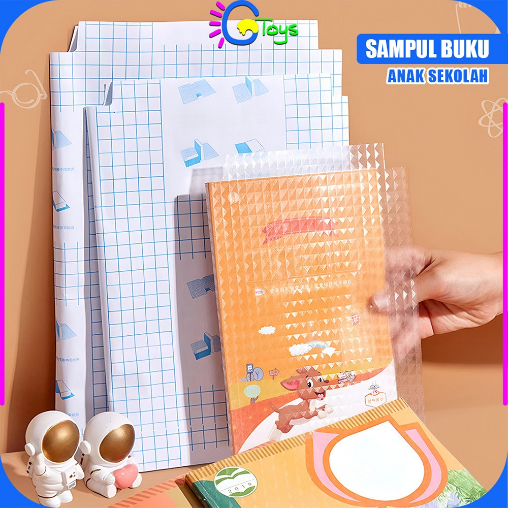 Jual CR-A101 Sampul Buku Plastik Isi 10 Lembar Stiker PVC Tahan Air ...