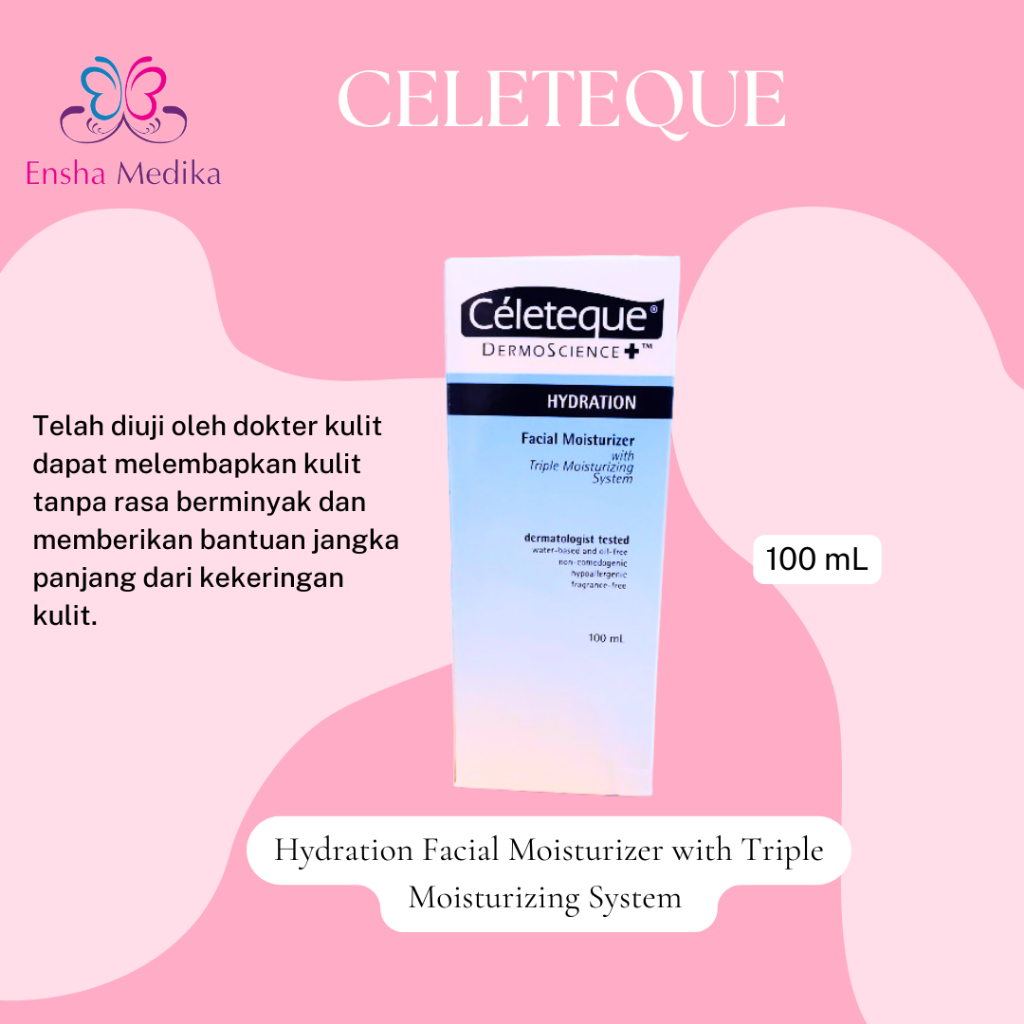 Jual Celeteque Hydration Facial Moisturizer 100 mL - Pelembap Wajah ...