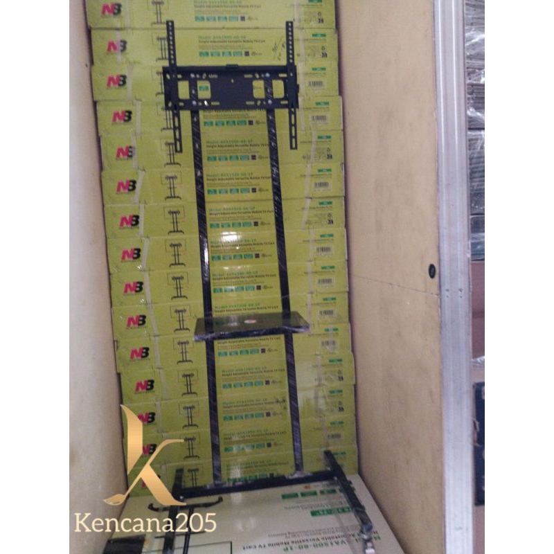 Jual Bracket Standing LED LCD FST Mobile Floor Standing Trulley BS01T ...