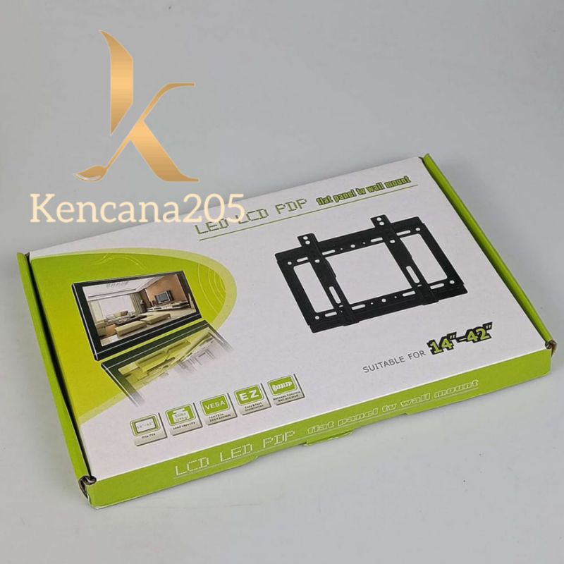 Jual Bracket Wall Mount LED LCD Flat Display PDP 14 inch - 42 inch ...