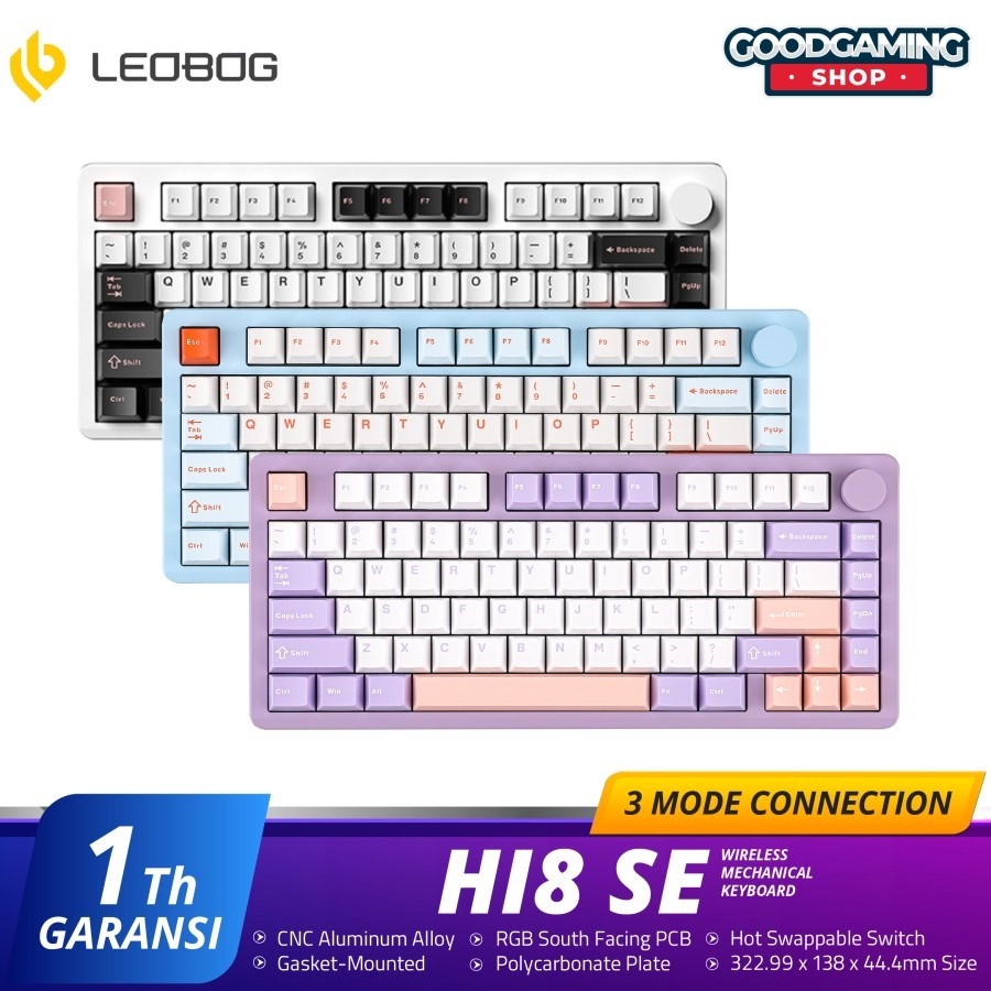 Jual LEOBOG Hi8 SE 75% Wireless Aluminum Gaming Keyboard | Shopee Indonesia