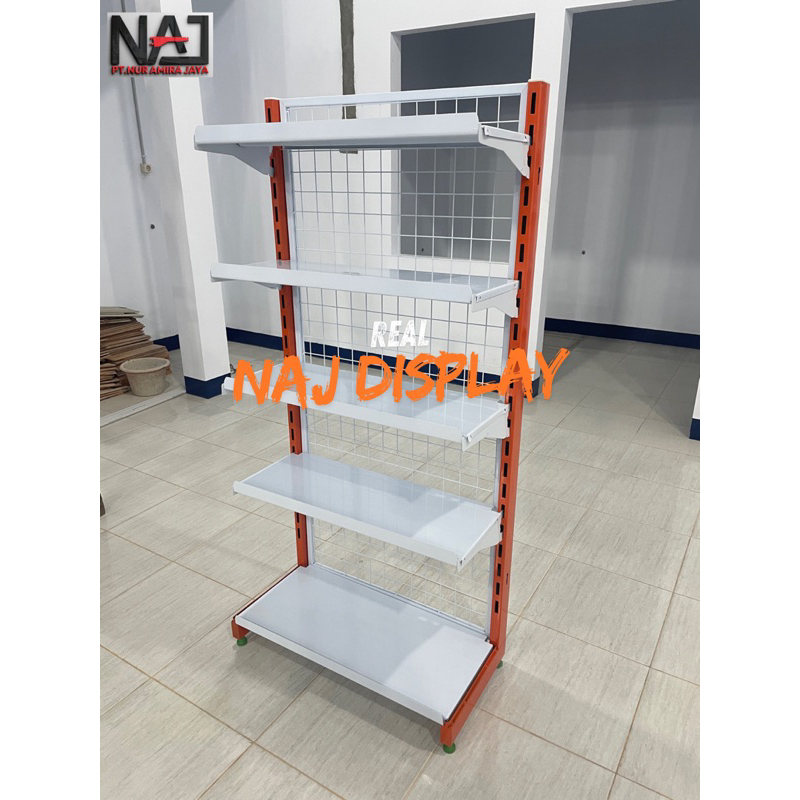 Jual Rak Minimarket Gondola Single Star 5 Susun Cocok Buat Usaha ...