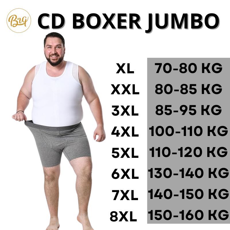 Jual Boxer Pria Dewasa Ukuran Jumbo Big Size BB 100 Kg | Shopee Indonesia