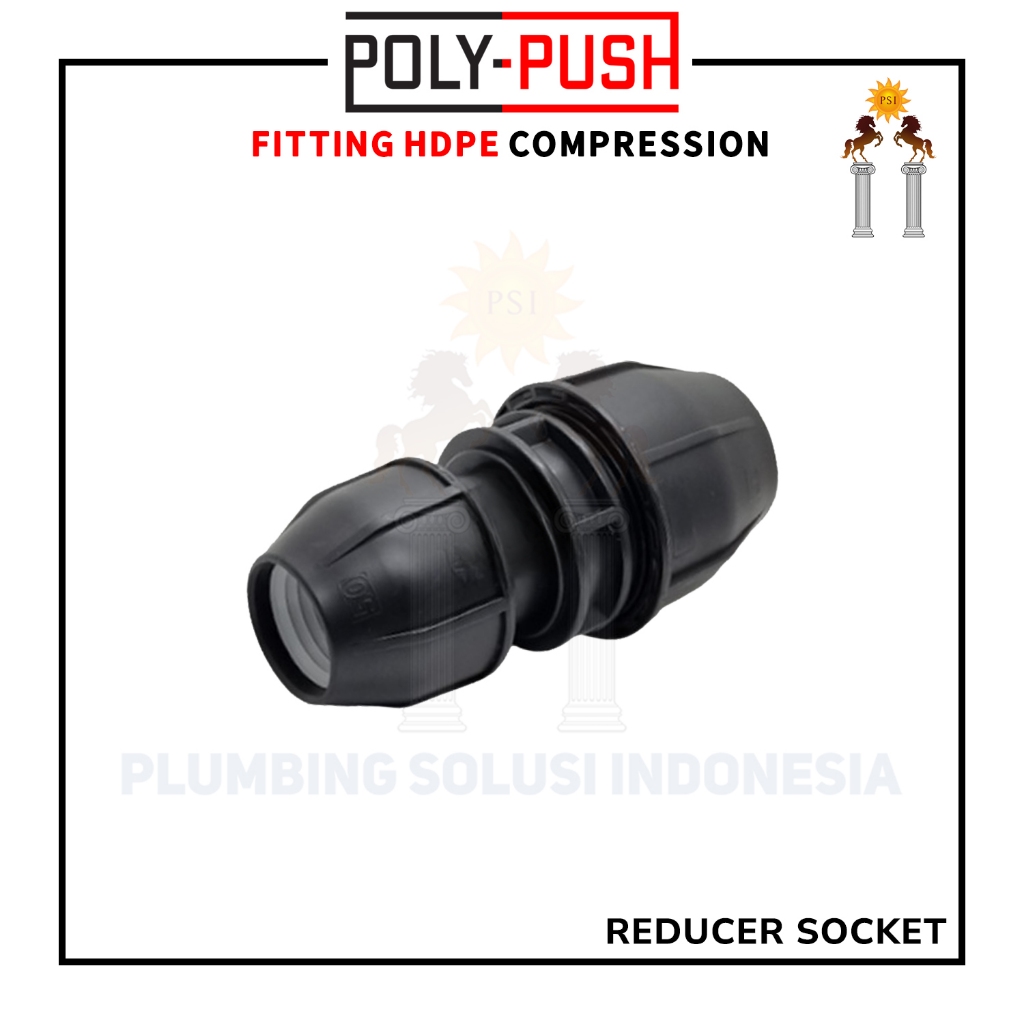 Jual Poly Push Reducer Socket / Vlok Sok 1 x 3/4 Inch / 32 x 25 mm Fitting HDPE Compression ...
