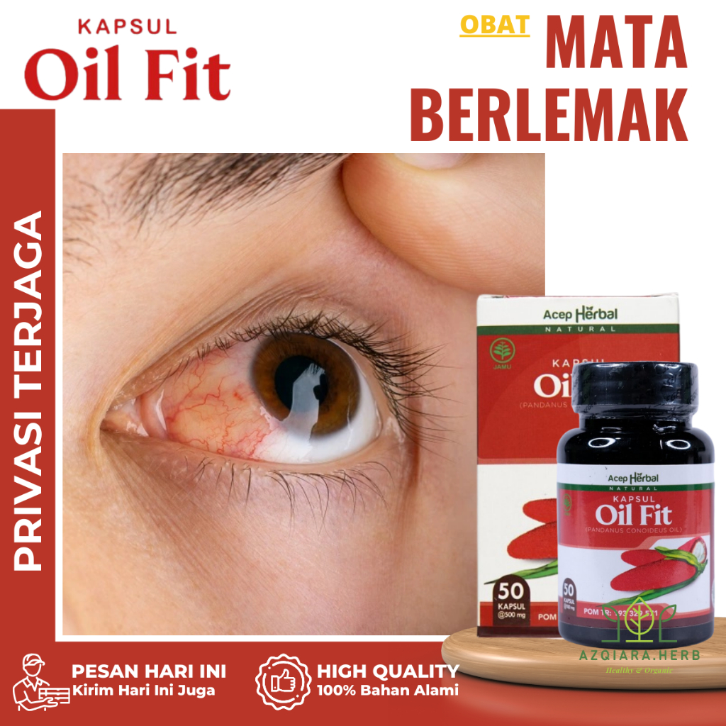 Jual Oil Fit Ekstrak Buah Merah Papua Obat Mata Berlemak, Obat ...