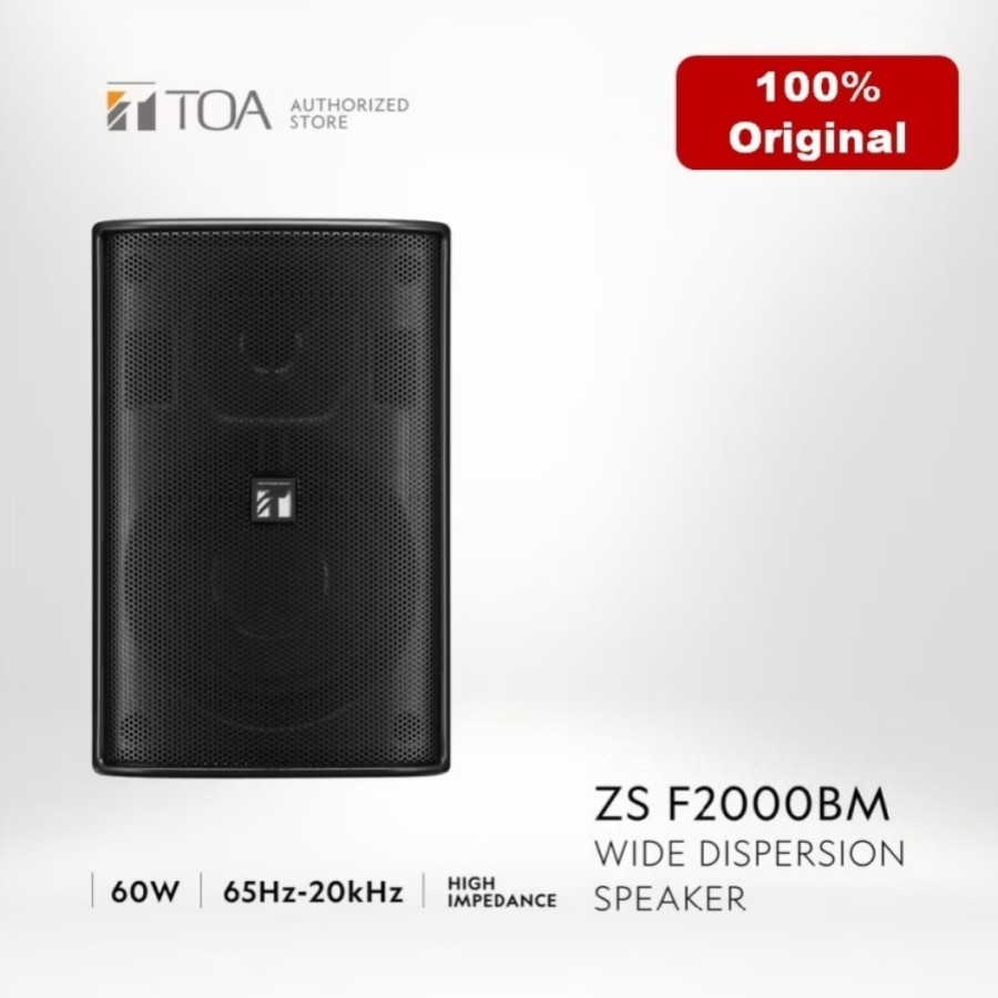 Jual Speaker Toa ZS-F2000BM Matching 60watt speaker dinding toa masjid / ZS F2000BM/ ZS F2000 WM ...