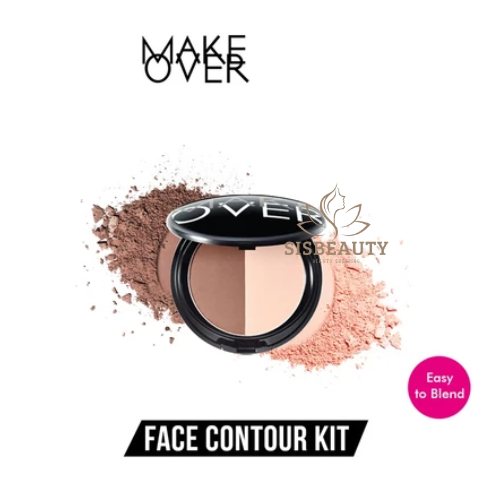 Jual Face Contour Kit Make Over Make Up Kontur Bedak Padat 2 Warna ...