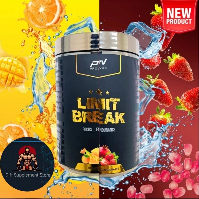 Jual PROVUS LIMIT BREAK PWO PRE WORKOUT 450 GR 60 SERVING BEST LOCAL PREWORKOUT | Shopee Indonesia