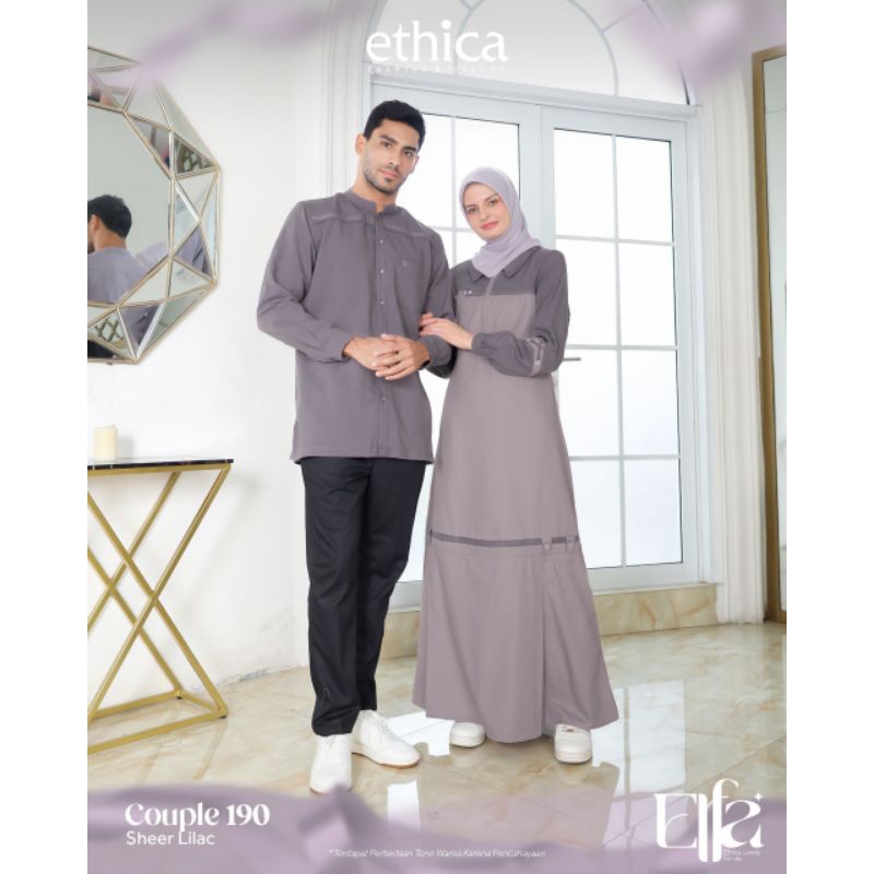 Jual SARIMBIT 2025 COUPLE 190 SHEER LILAC ETHICA BAJU COUPLE LEBARAN ...