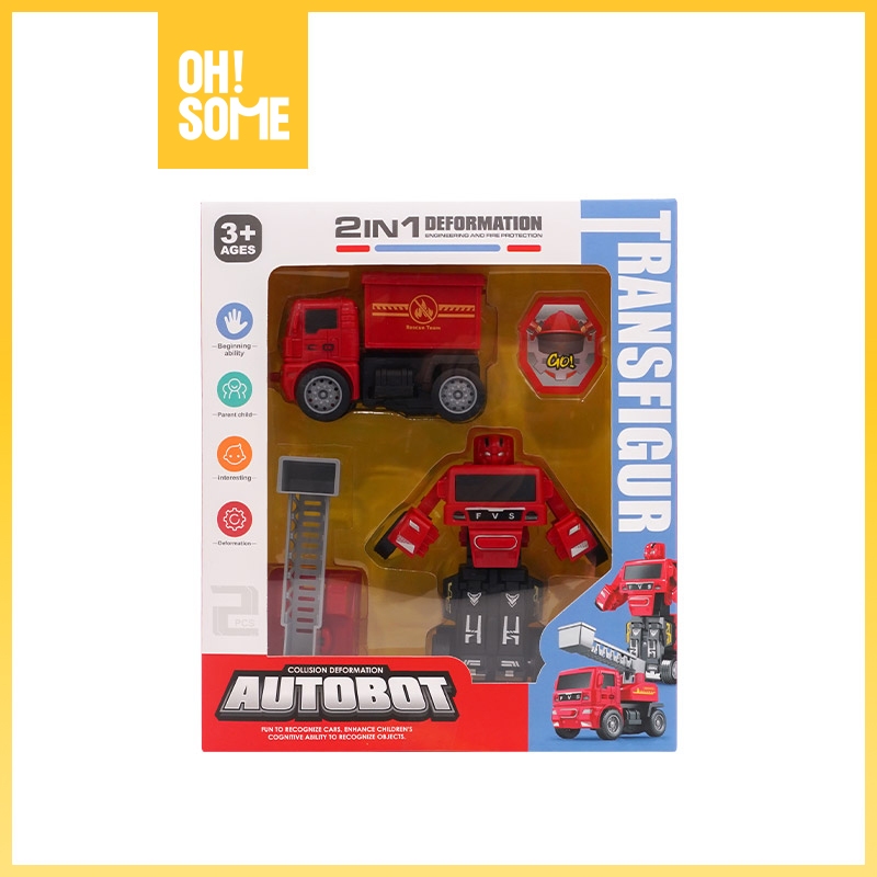Jual OHSOME - XingLeXuan Mainan Mobil Transformasi 2-in-1 - DIKIRIM ...