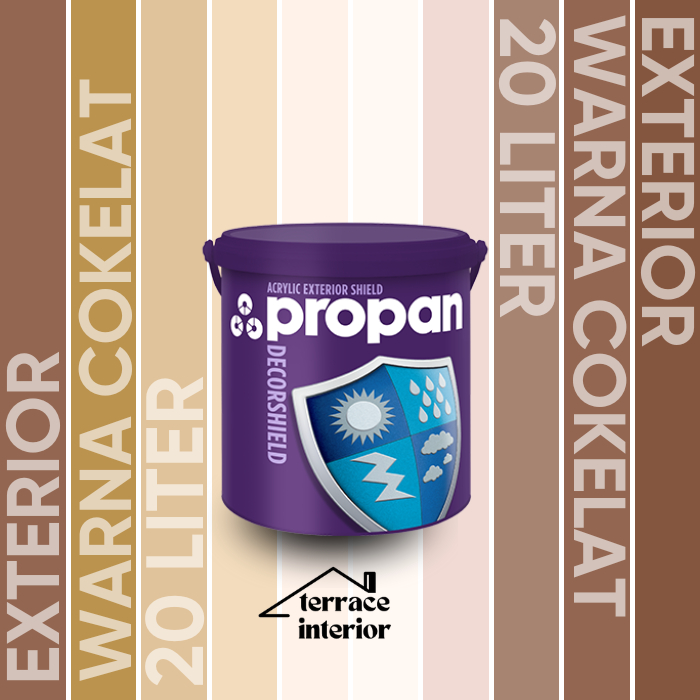 Jual Cat Tembok Exterior Propan Decorshield DW 500 warna Cokelat Ukuran ...
