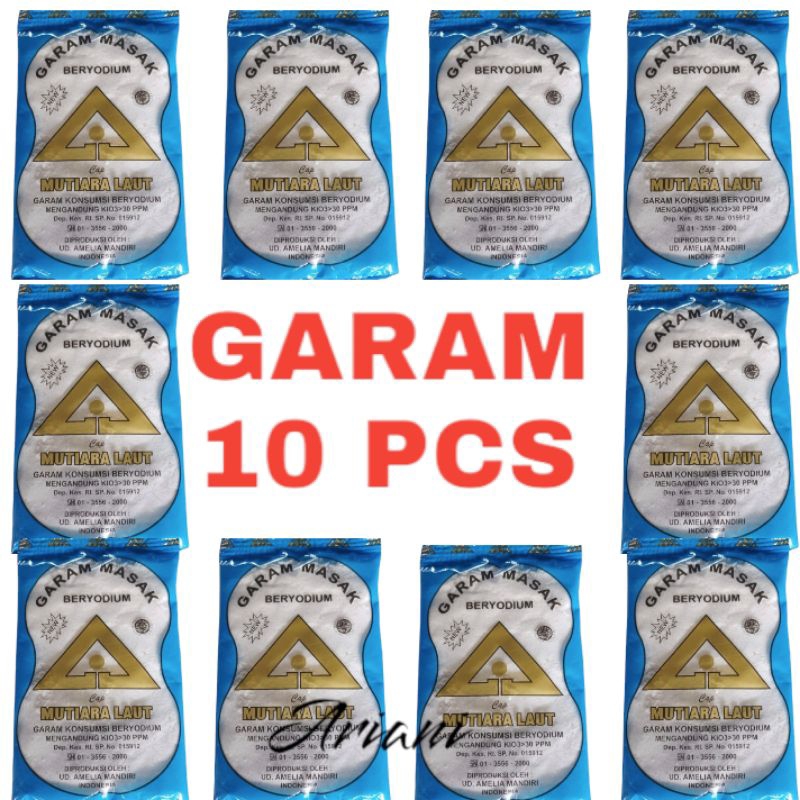 Jual PAKET 10 PCS PCS GARAM DAPUR MURAH | Shopee Indonesia