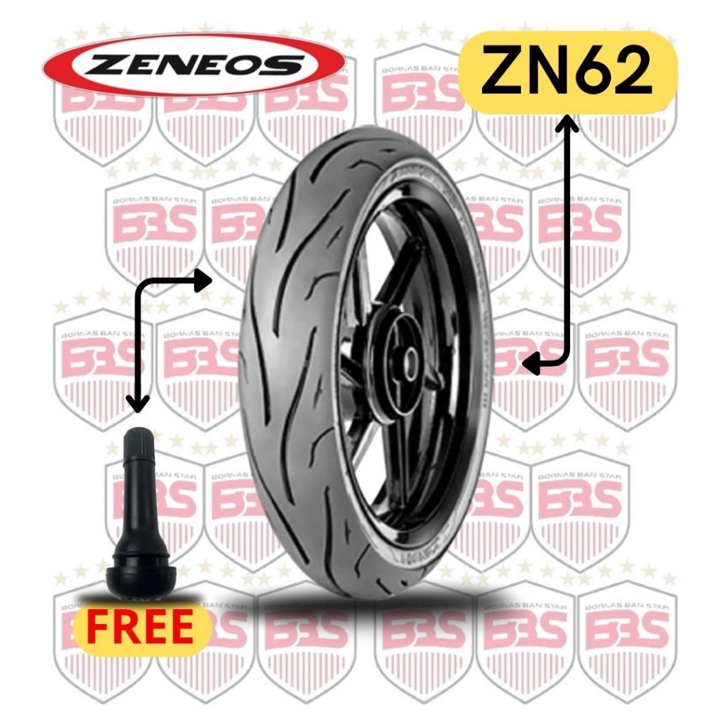 Jual BAN MOTOR RING 14 ZENEOS ZN62 80/80-14 TUBELES MOTOR Vario, Beat ...