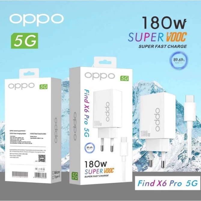 Jual Charger OPPO Fast Charging Type C & Micro Oppo Find 5G / 180W ...