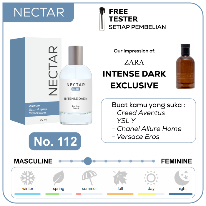 Jual NECTAR No. 112 INTENSE DARK - Parfum | Shopee Indonesia