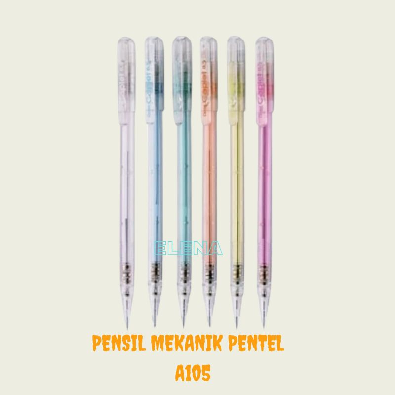 Jual pentel caplet 0,5/pensil mekanik pentel/pensil tiktek | Shopee ...