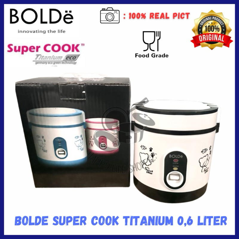 Jual Bolde Super Cook Titanium / Super Cook Titanium ECO Rice 0.6 Liter ...