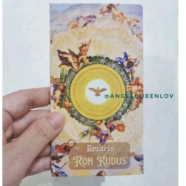 Jual Lembar Doa Rosario Roh Kudus / Lembar Doa Kaplet Roh Kudus ...