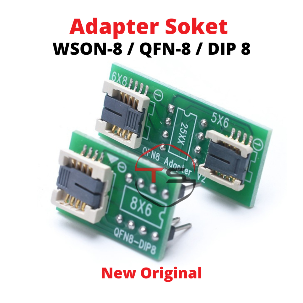 Jual Adapter Socket Soket IC Bios WSON8 DIP8 QFN8 WSON DIP QFN 8 | Shopee Indonesia