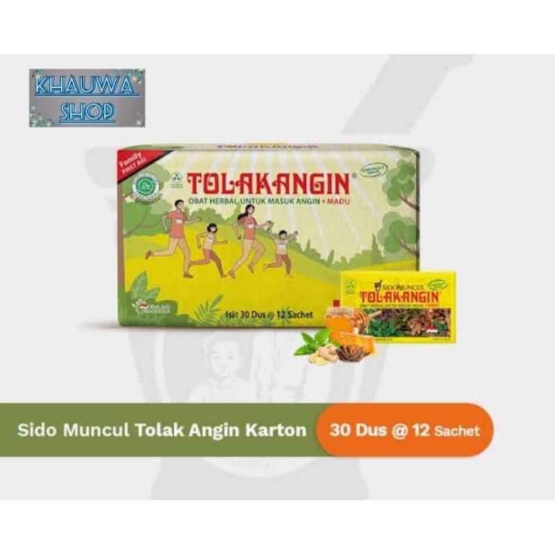 Jual tersedia Tolak Angin Sidomuncul Cair 1 Karton 30 Dus | Shopee ...