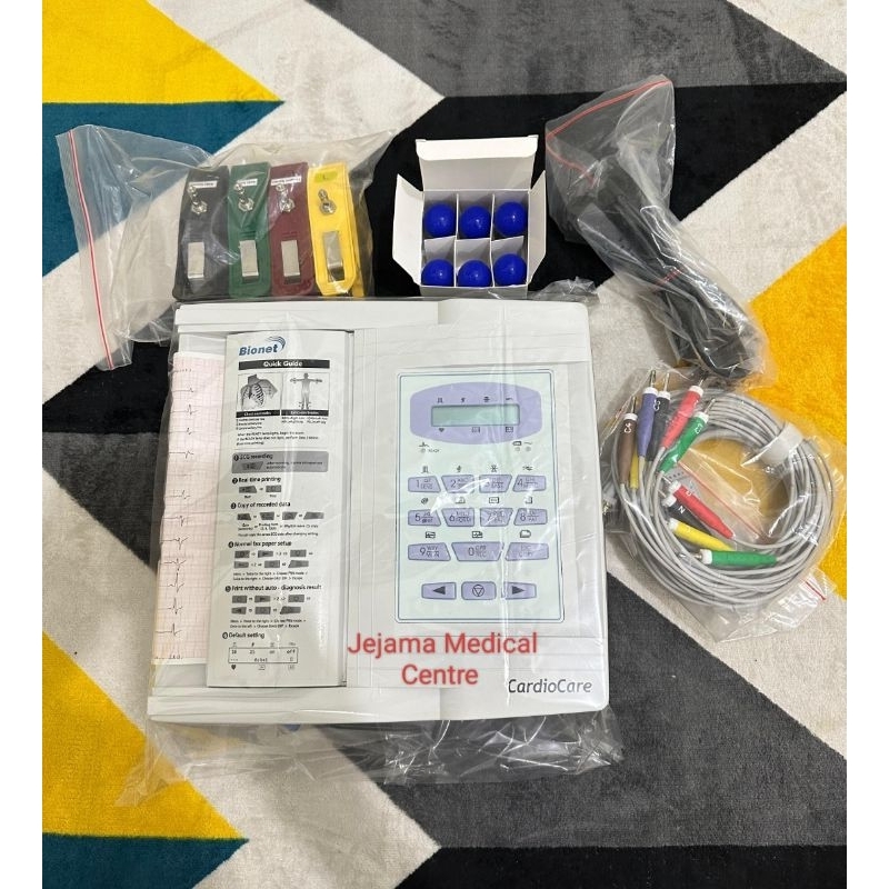 Jual ECG 12 Channel Merk Bionet Tipe Cardiocare 2000 mulus | Shopee ...