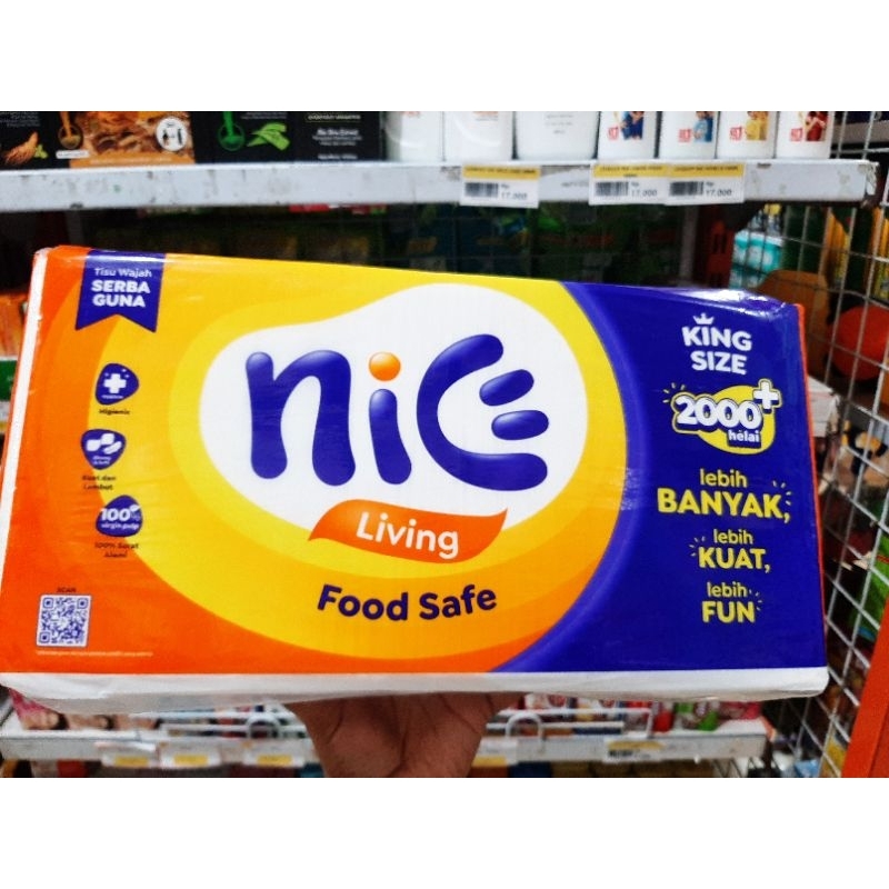 Jual tisu Nice 2000 helai kemasan baru dari nice 900 gr facial tissue ...
