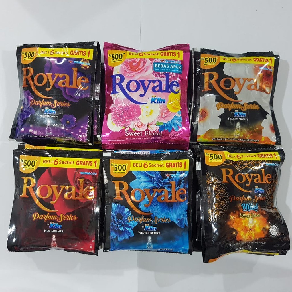 Jual PEWANGI ROYALE SACHET / 1 RENCENG ISI 12 PCS | Shopee Indonesia