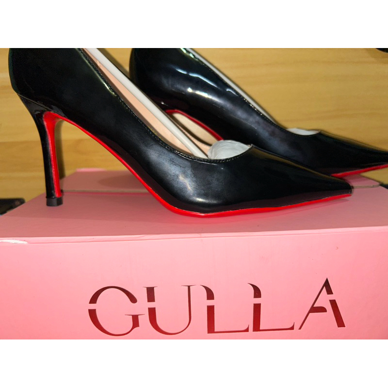 Jual NEW high heels hitam stiletto hak 8cm, heels kerja, formal, casual ...
