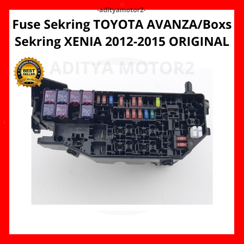 Jual Fuse Sekring TOYOTA AVANZA/Boxs Sekring XENIA 2012-2015 ORIGINAL ...
